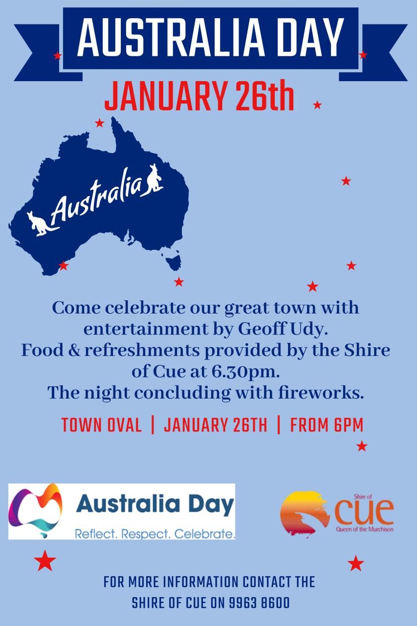 Events Calendar » Shire of Cue